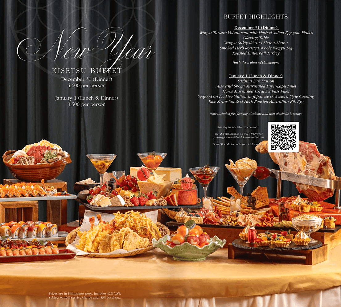 Holiday Kisetsu Buffet at Hotel Okura Manila in Newport