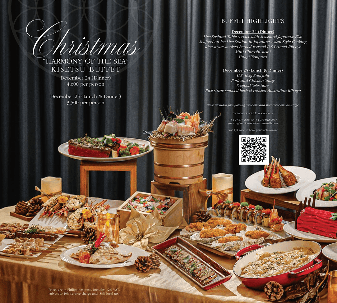 Holiday Kisetsu Buffet at Hotel Okura Manila in Newport