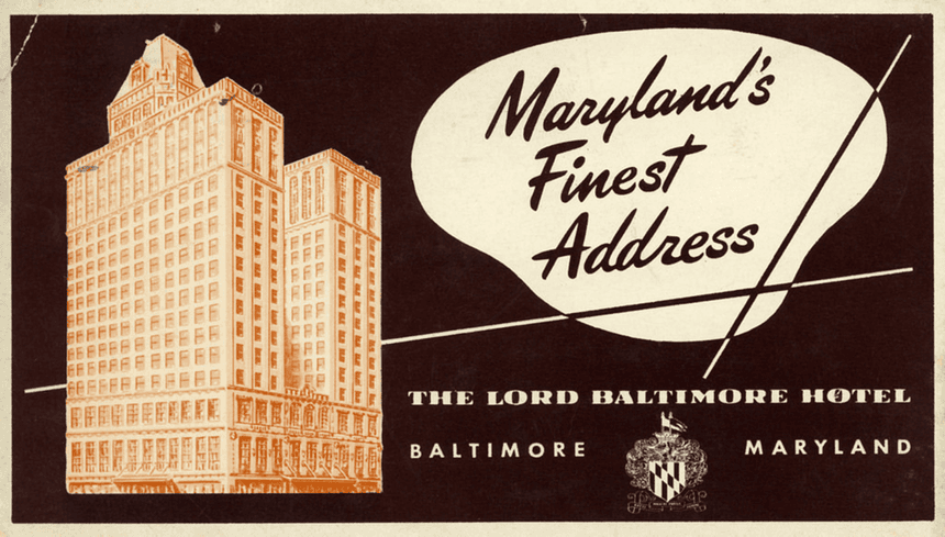 Historic Hotel in Downtown Baltimore – Lord Baltimore Hotel