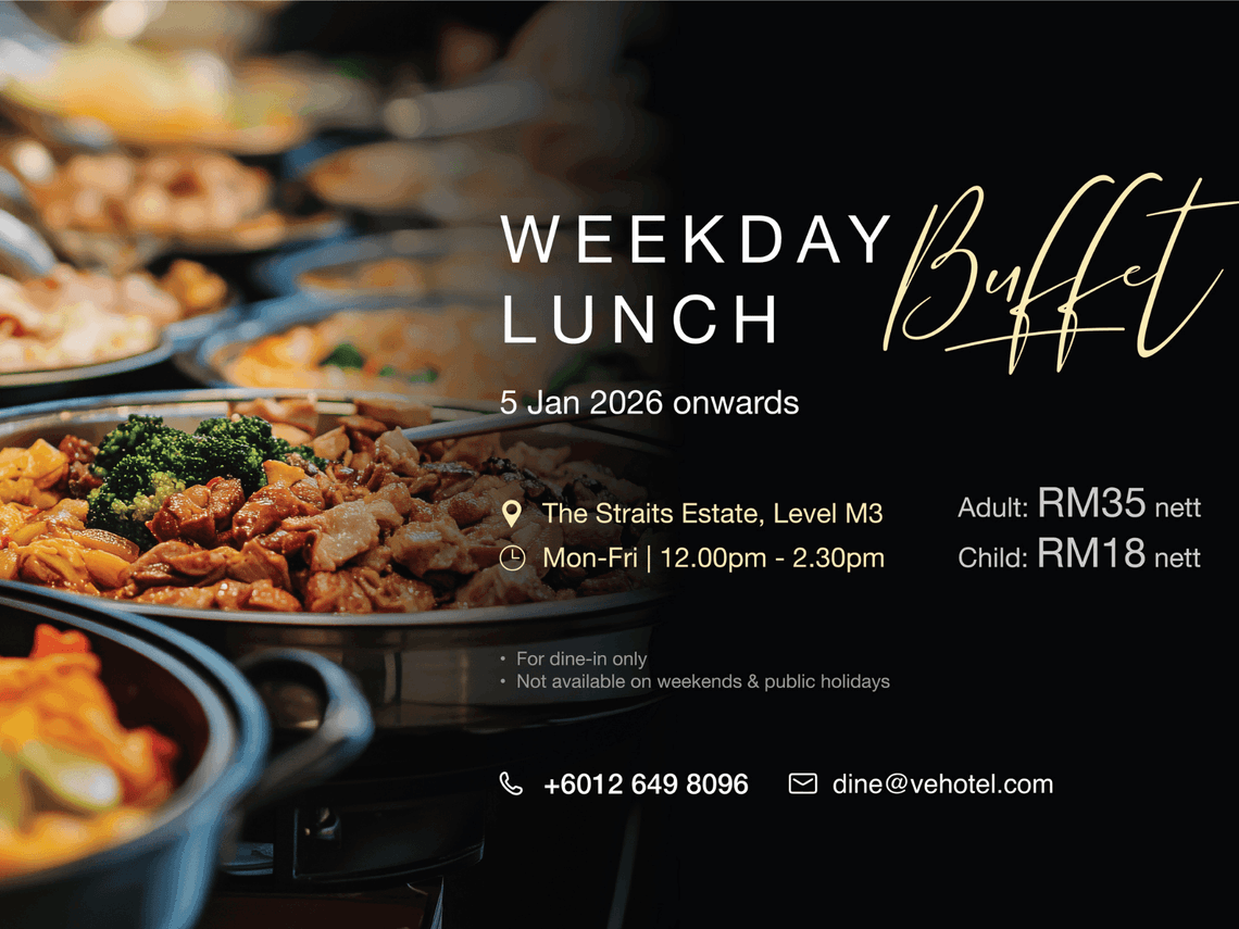 Weekday Lunch Buffet | Hotel Package Kuala Lumpur | VE