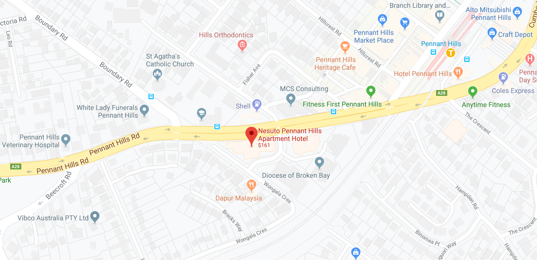 Contact Us | Nesuto Pennant Hills Sydney Apartment Hotel