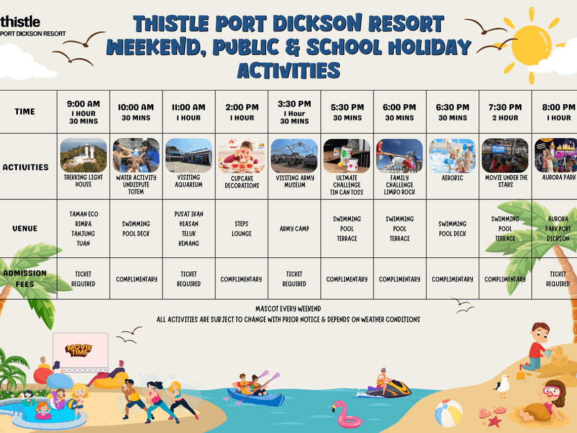 Port Dickson Hotel Promotion| Offers at Thistle Port Dickson Resort