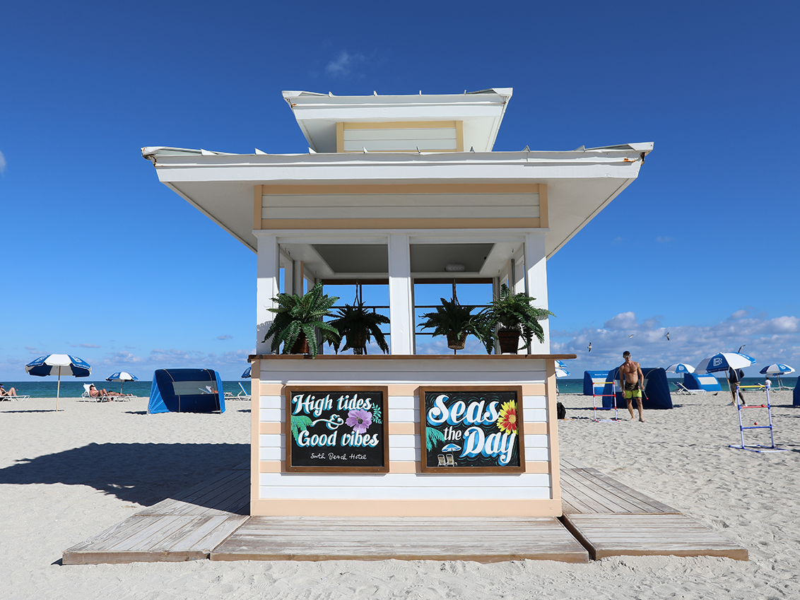 Private Beach - South Beach Hotel